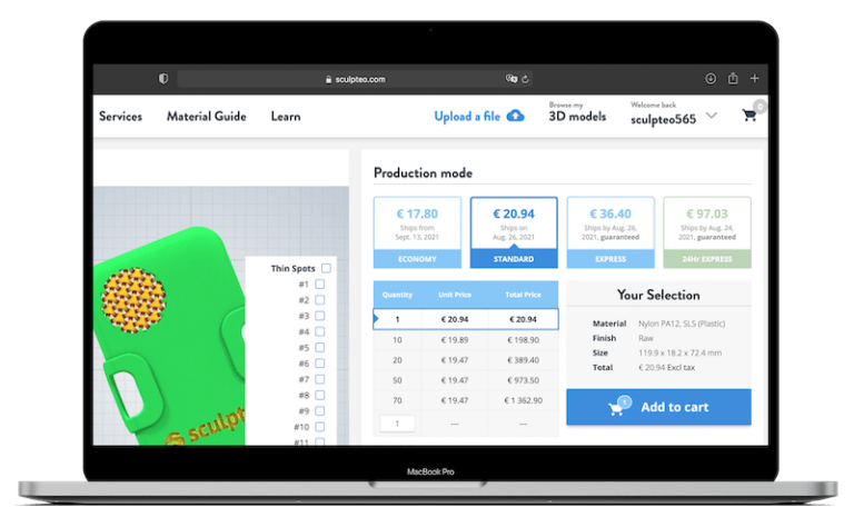 Online 3D Printing Service – Fast & Reliable 3D Printing